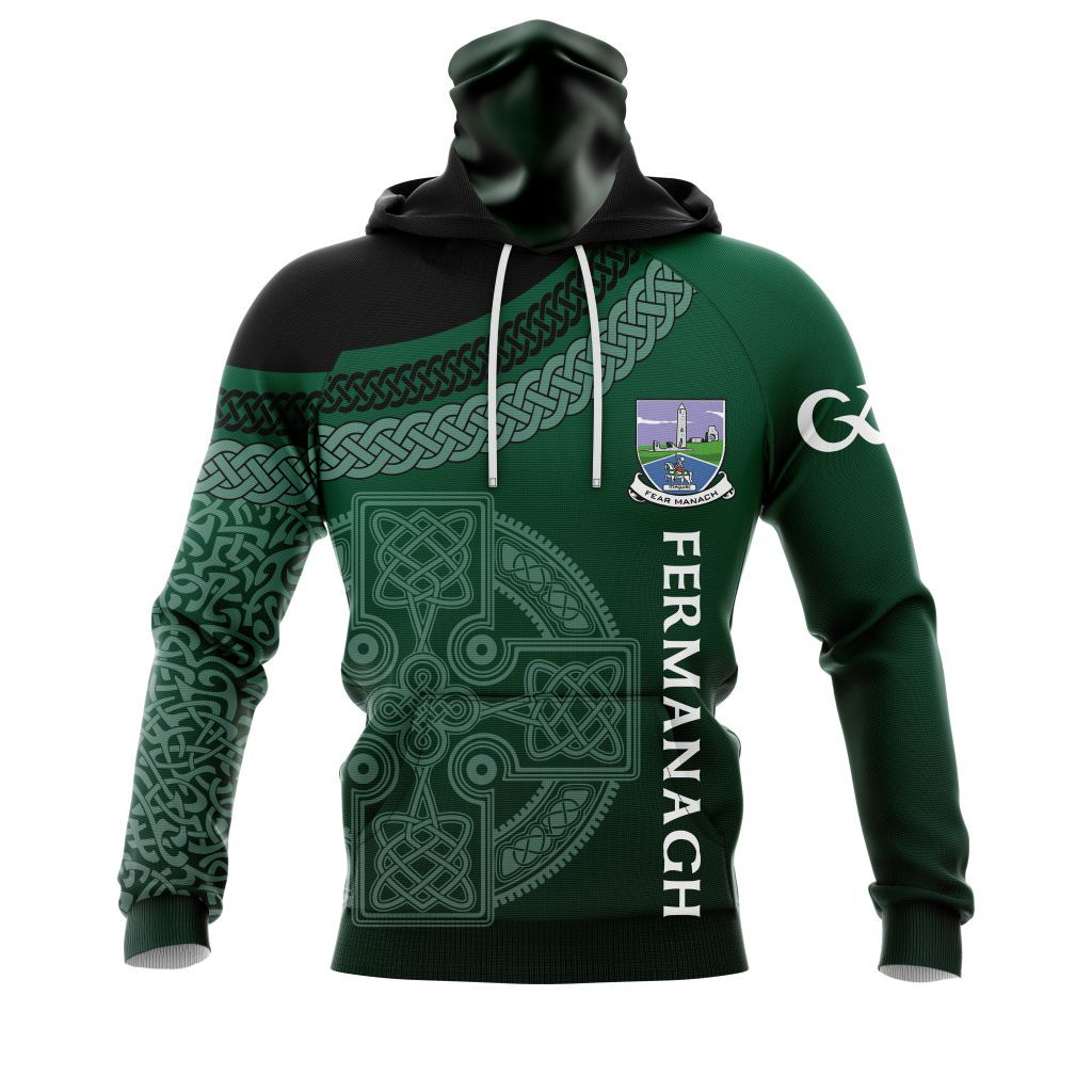 Fermanagh GAA | Personalized Name & Number With Celtic Cross V2 ...